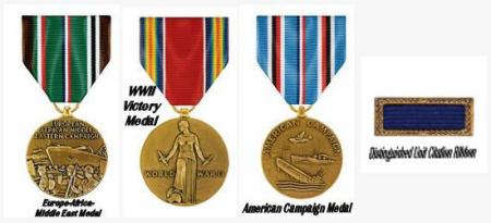 Awards and Decorations |459th BG | World War II